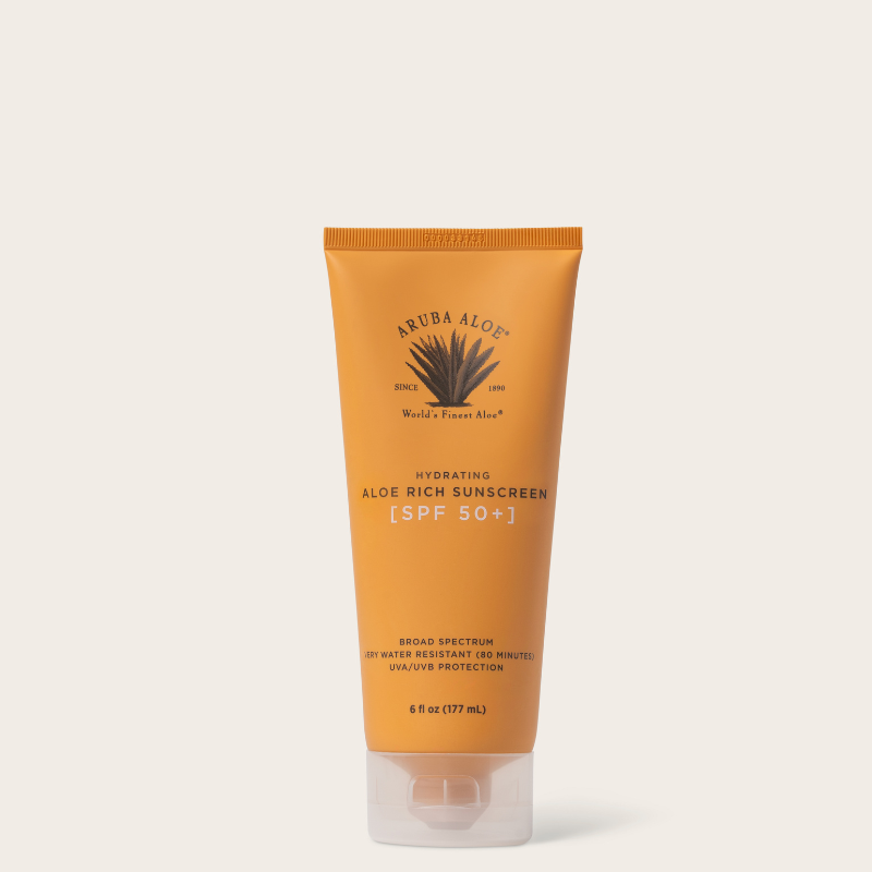 AA Sunscreen Hydrating Aloe Rich SPF 50 6 oz | Aruba Aloe AUA