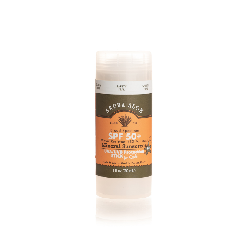 Mineral Sunscreen SPF 50+ Stick for Kids | Aruba Aloe AUA